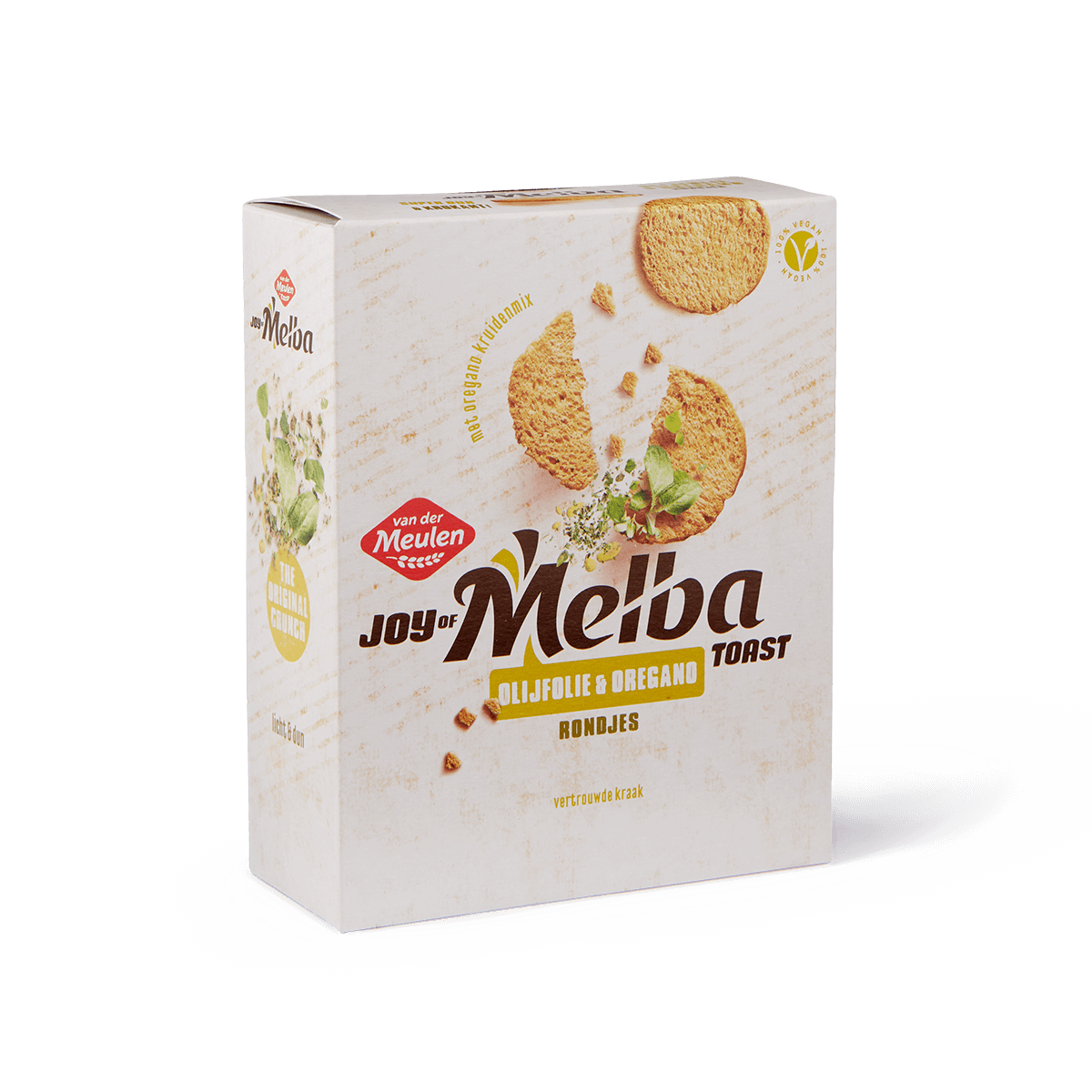 Melba toast olive oil & oregano rounds 90g
